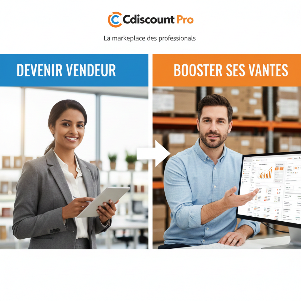 Cdiscount Pro : devenir vendeur et booster ses ventes – Joseph Torregrossa